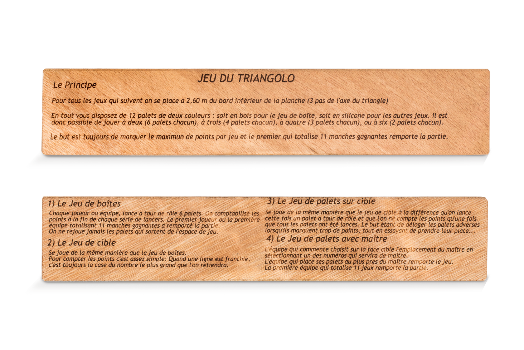 Jeu de palets breton : le Triangolo par les jeux de Claude – lesjeuxdeclaude